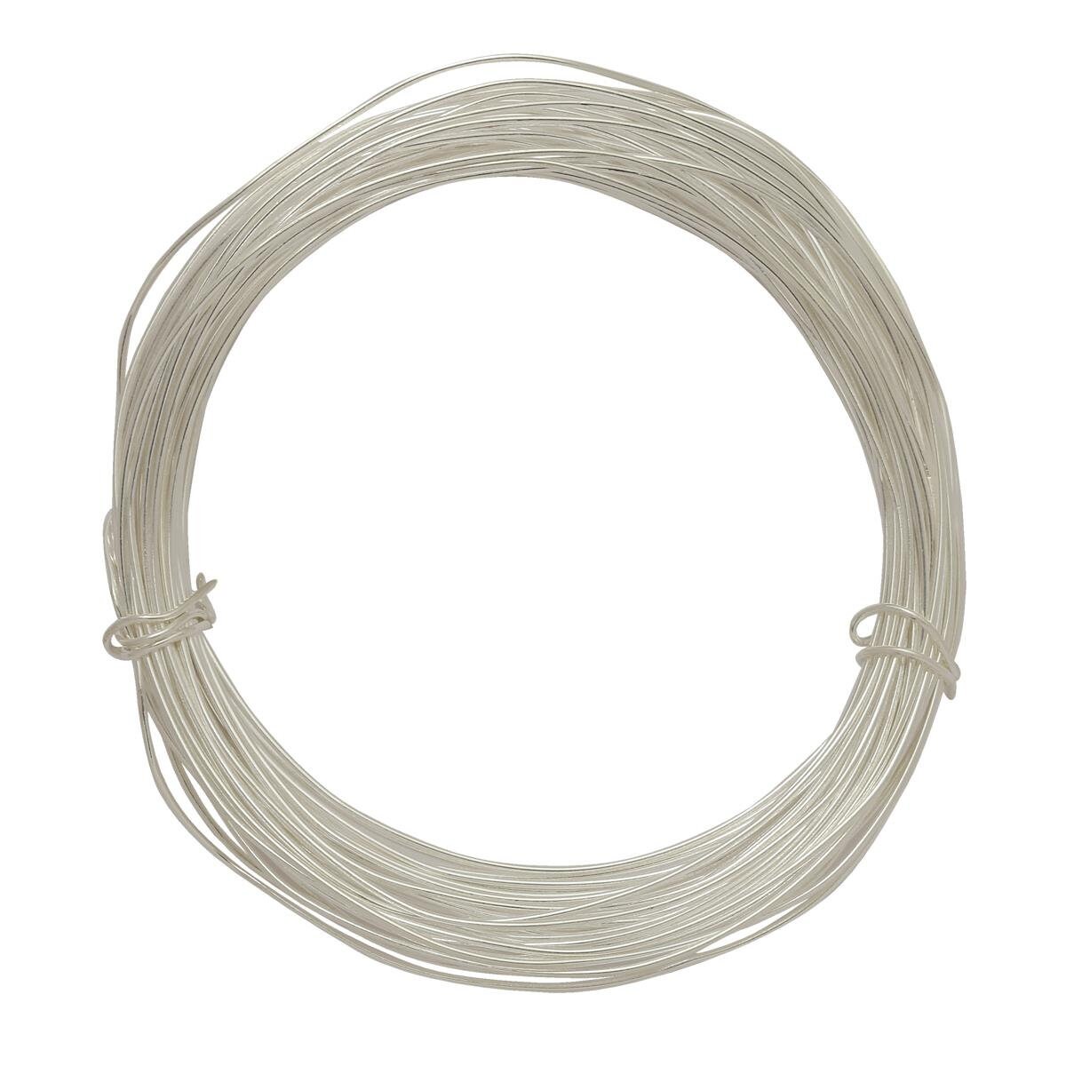 Wire of 18 Gauge, 1.25mm Thick, Silver Plated, Gold Plated, Rose-gold ...