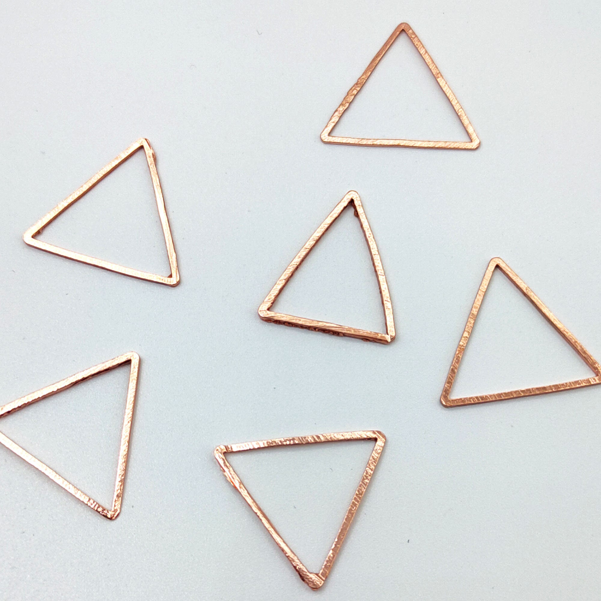 10 Pc Triangle Link Connector Silver Gold Plated Triangle - Etsy