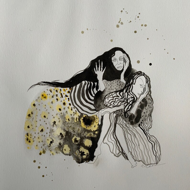 Original Ink Drawing - Etsy