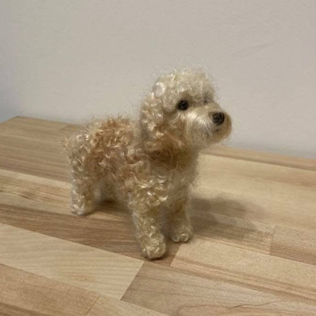 Cockapoo / Poodle Sculpture Custom Needle Felted Pet / Dog Sculpture - Etsy