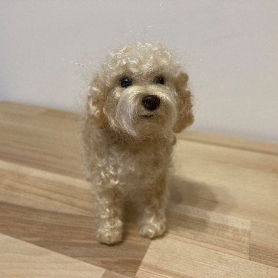 Cockapoo / Poodle Sculpture Custom Needle Felted Pet / Dog | Etsy UK