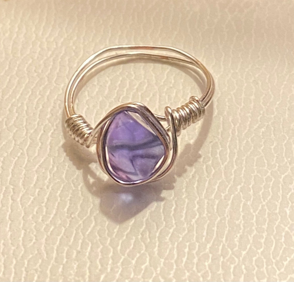 Large Crystal Ring - Etsy UK