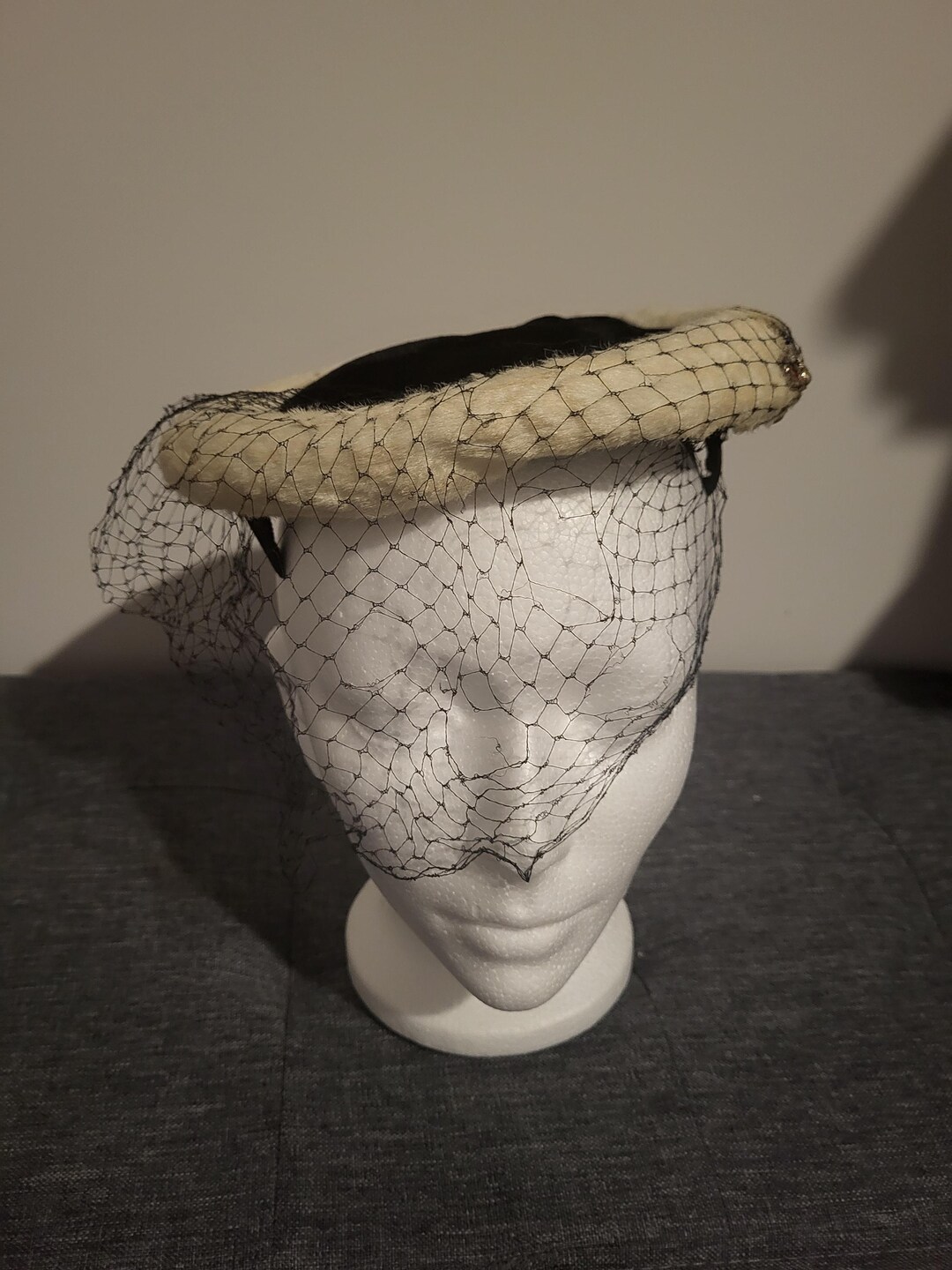 Vintage Beret Veil Hat - Etsy