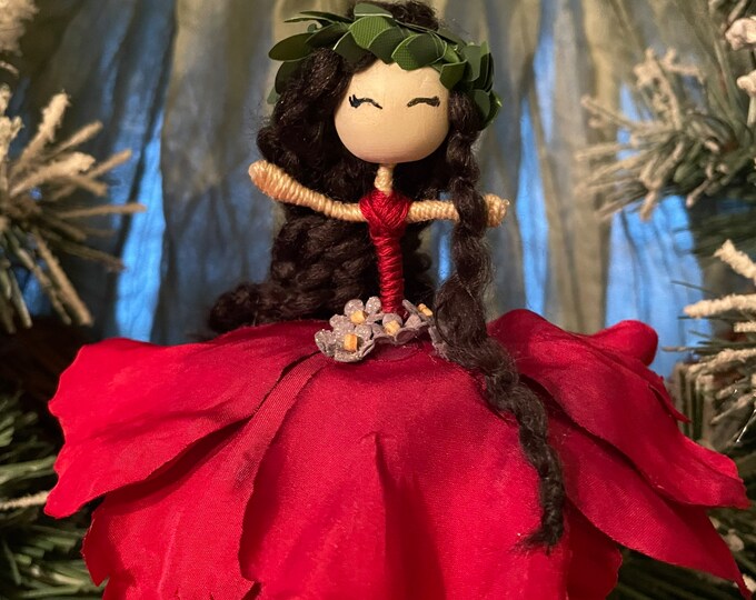 Fairy Doll Pink With Yellow Flower by Wands and Willows, Fairy Art ...