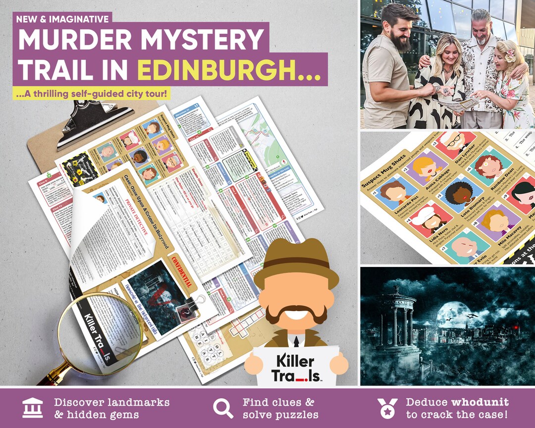 Edinburgh New Town & Holyrood Murder Mystery Trail | Thrilling Puzzle ...