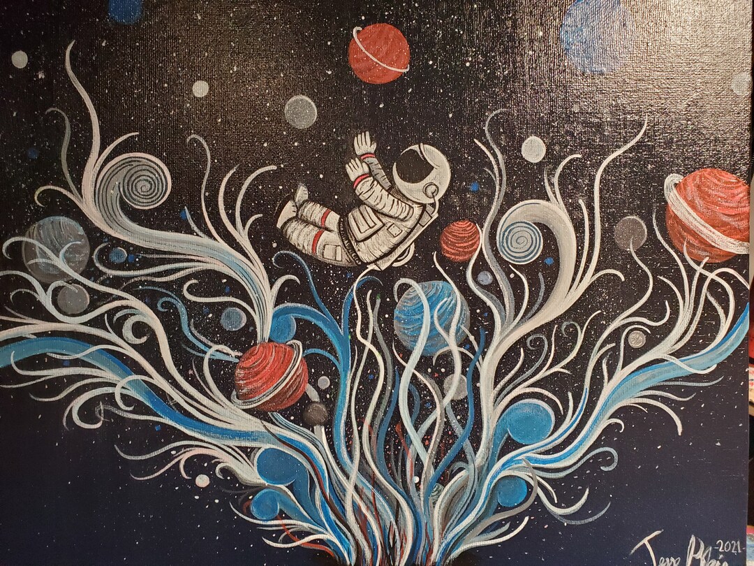 14x12 Inch Acrylic Painting on Canvas Board - Etsy