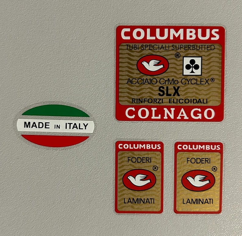 Columbus SLX Decals, Colnago SLX, Bianchi SLX, De Rosa, Prx - Etsy