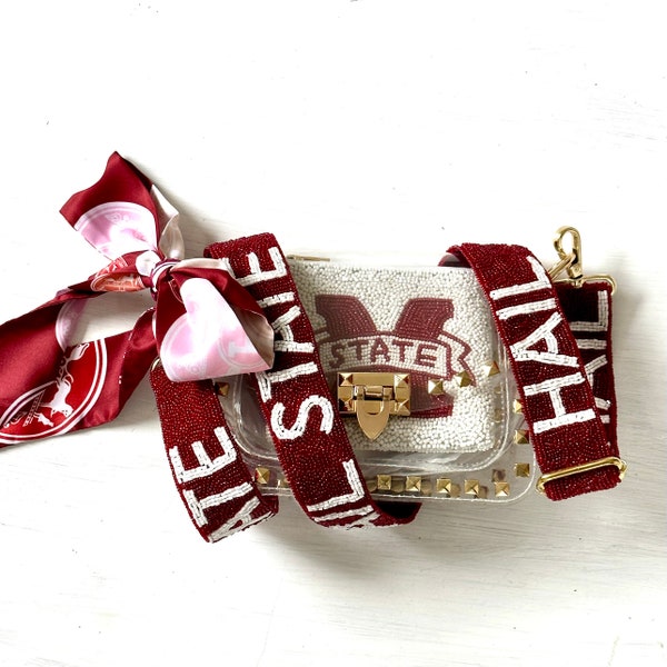 Beaded Mississippi State Purse Strap - Etsy