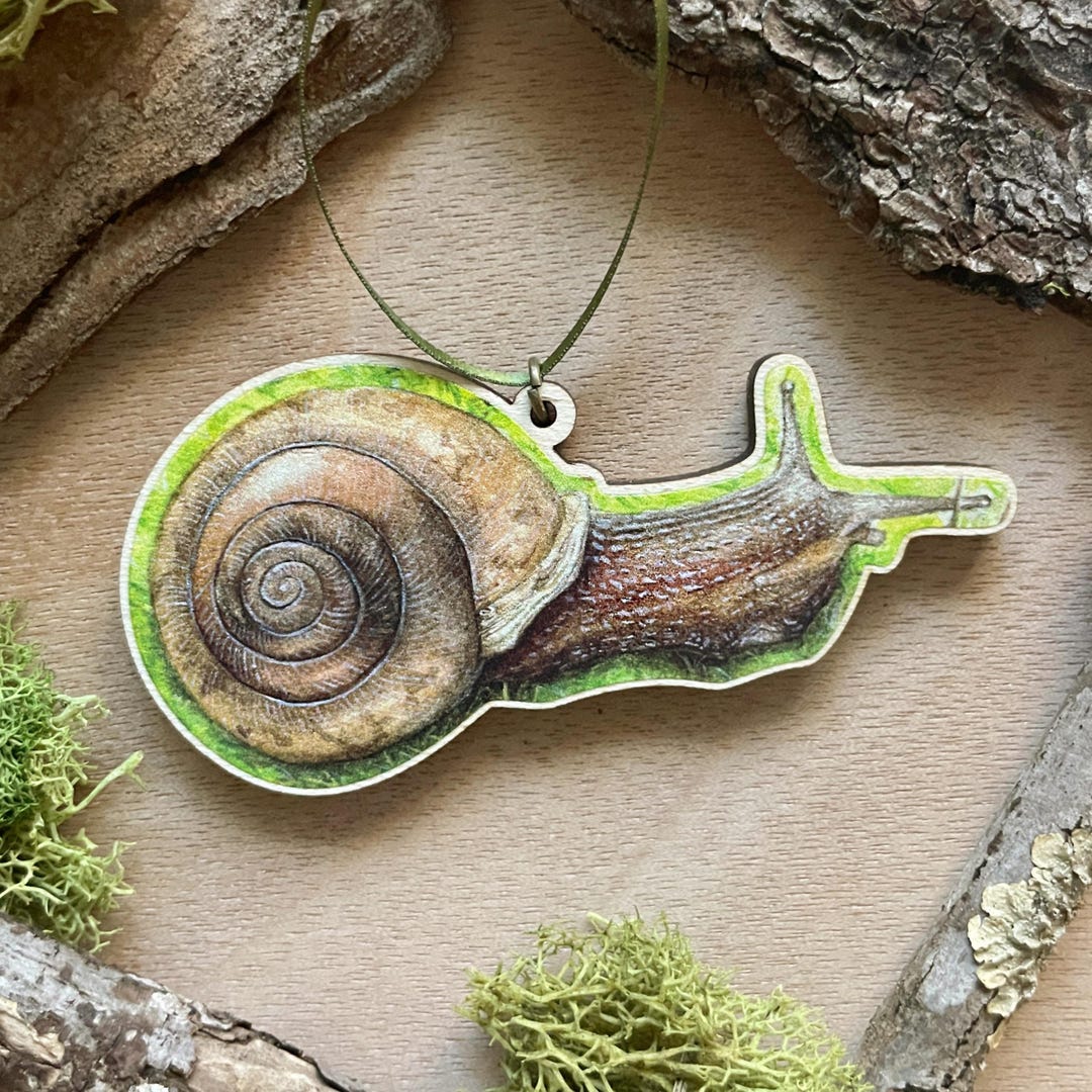 Snail Ornament | Snail Art | Gardener Gifts | Nature Gifts | Snails ...