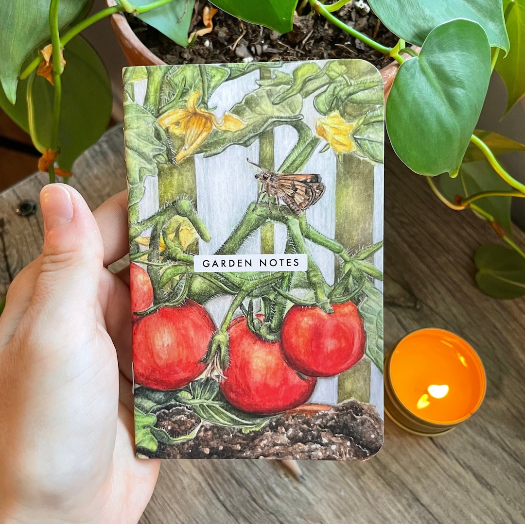 Tomato Pocket Notebook Garden Notes Tomato Gifts Gardener Gifts Skipper ...
