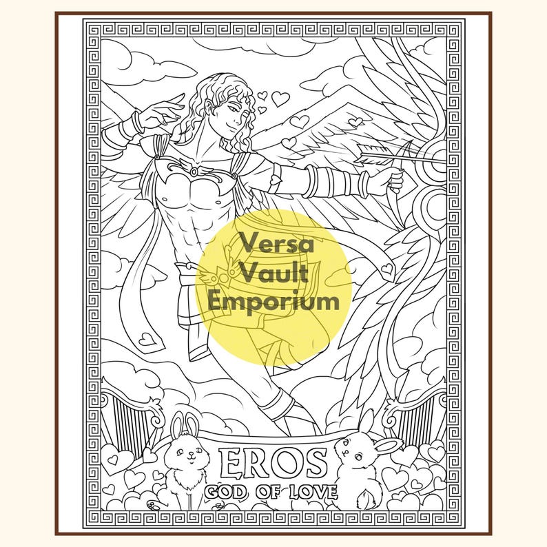 Greek God Coloring Pages Bundle | Printable Mythology Art for ...