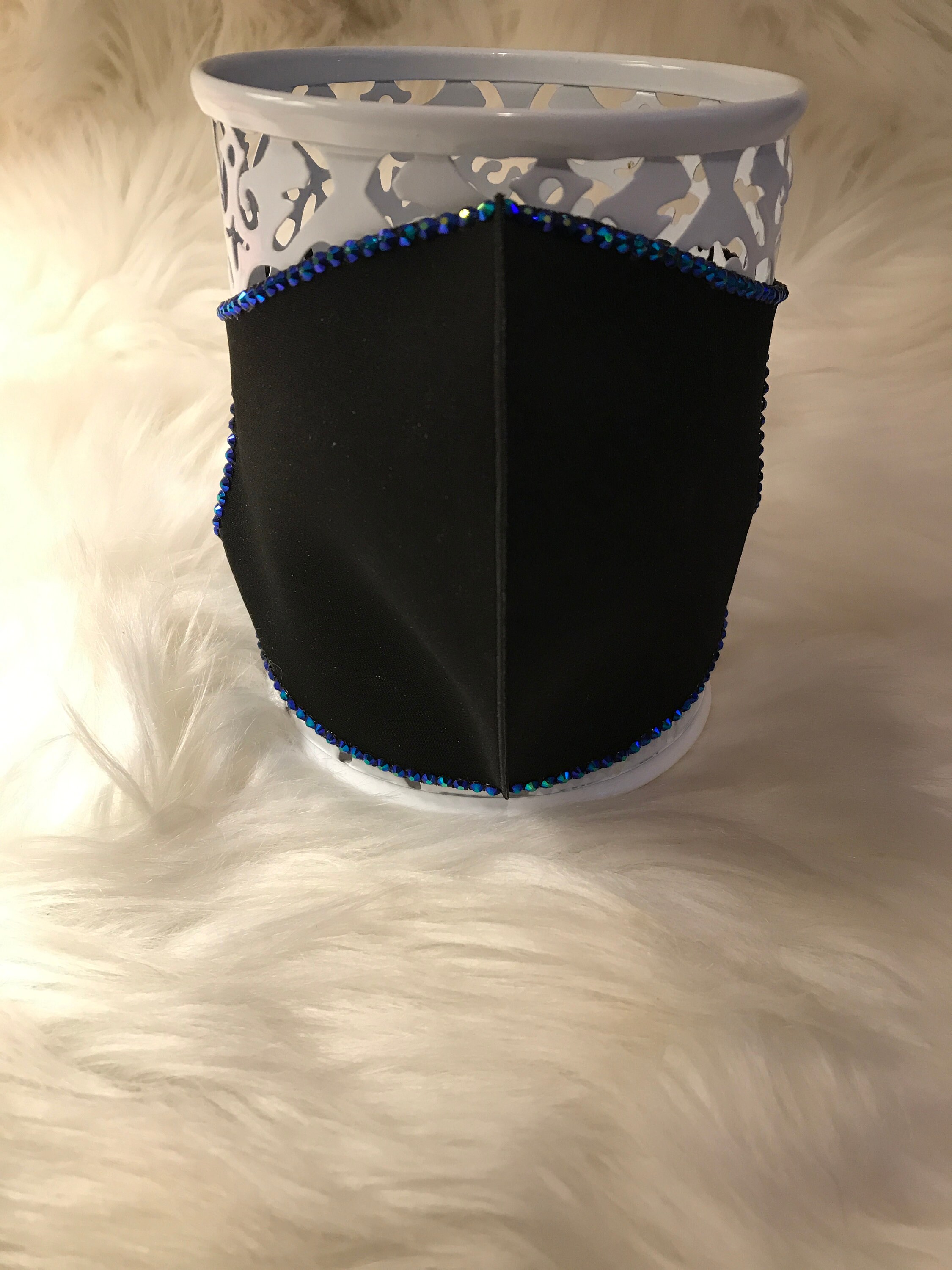 CUSTOMIZABLE Blue Blinged Black Face Mask | Etsy