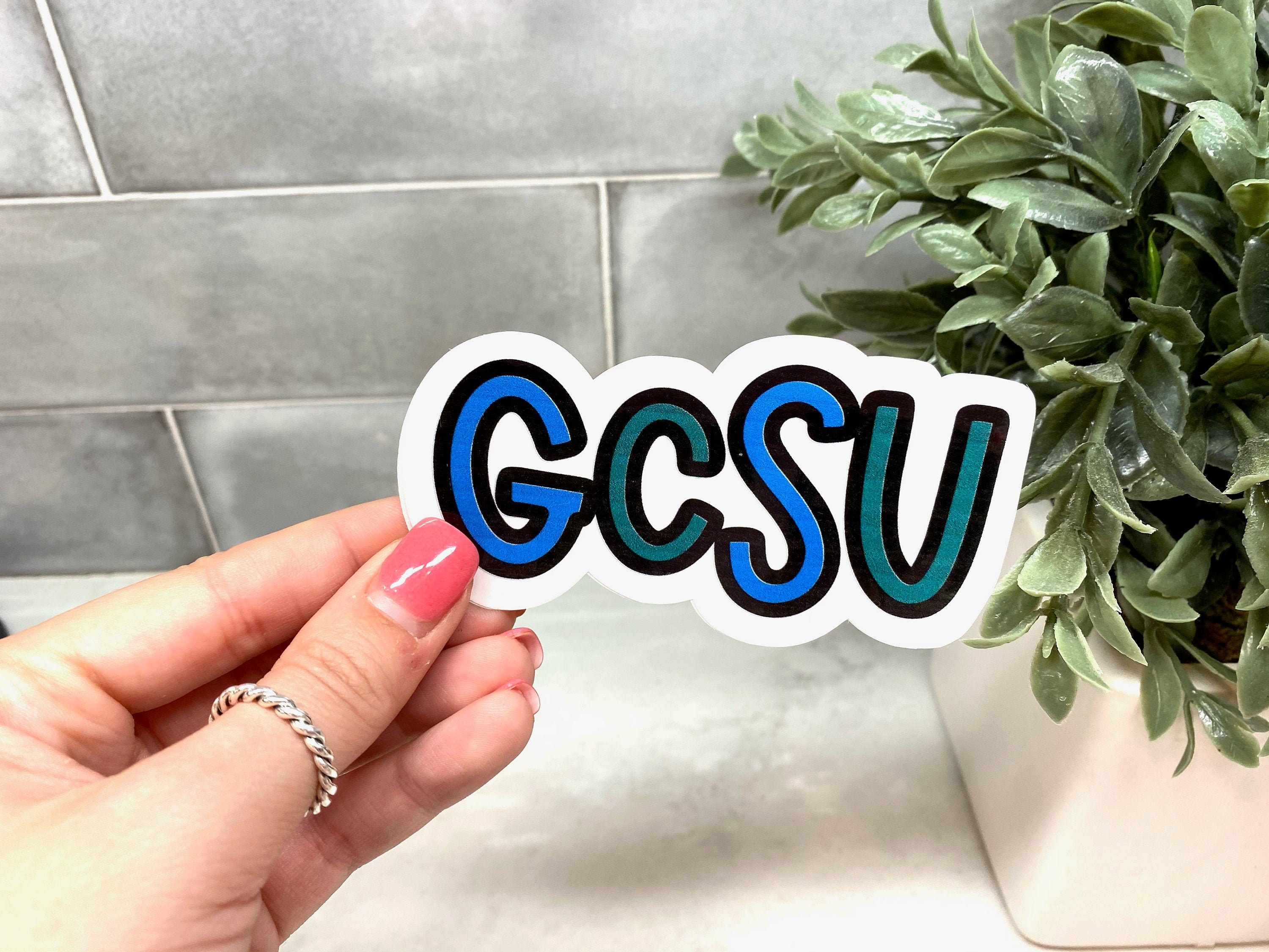 Georgia College Sticker/ GCSU Decal/ Georgia College and State | Etsy