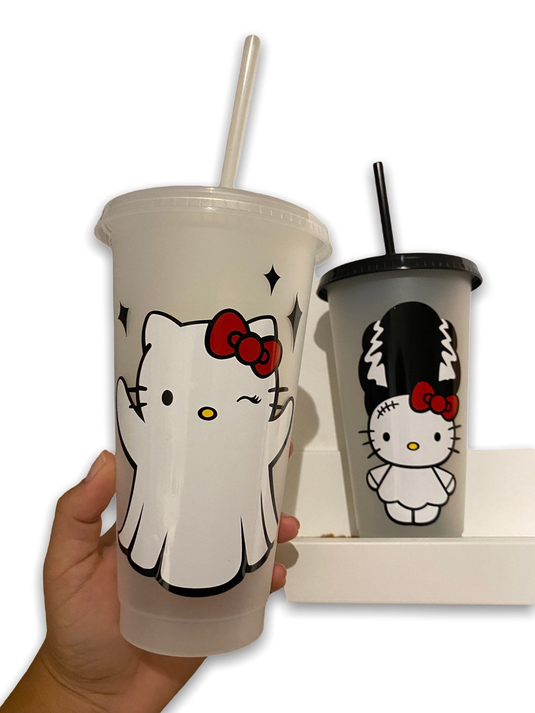 Horror Cups/hello Horror/spooky Kitty/ Spooky Cup - Etsy