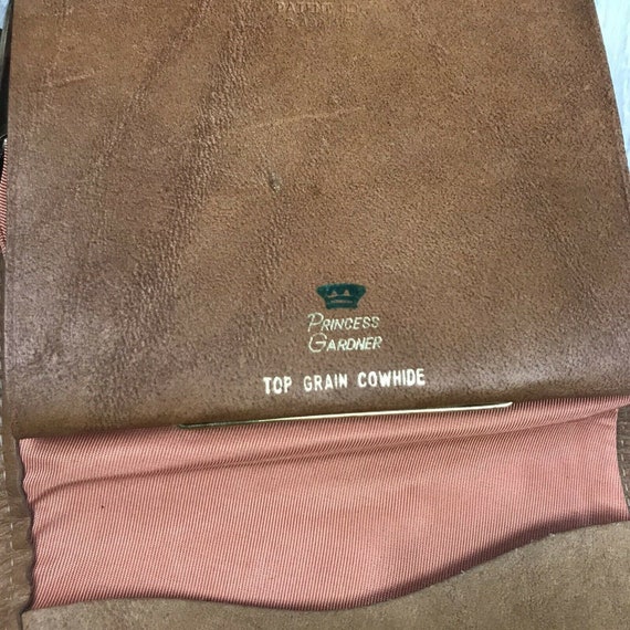 Vintage Princess Gardner Brown Folding Leather Wallet… - Gem