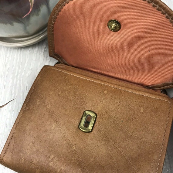 Vintage Princess Gardner Brown Folding Leather Wallet… - Gem