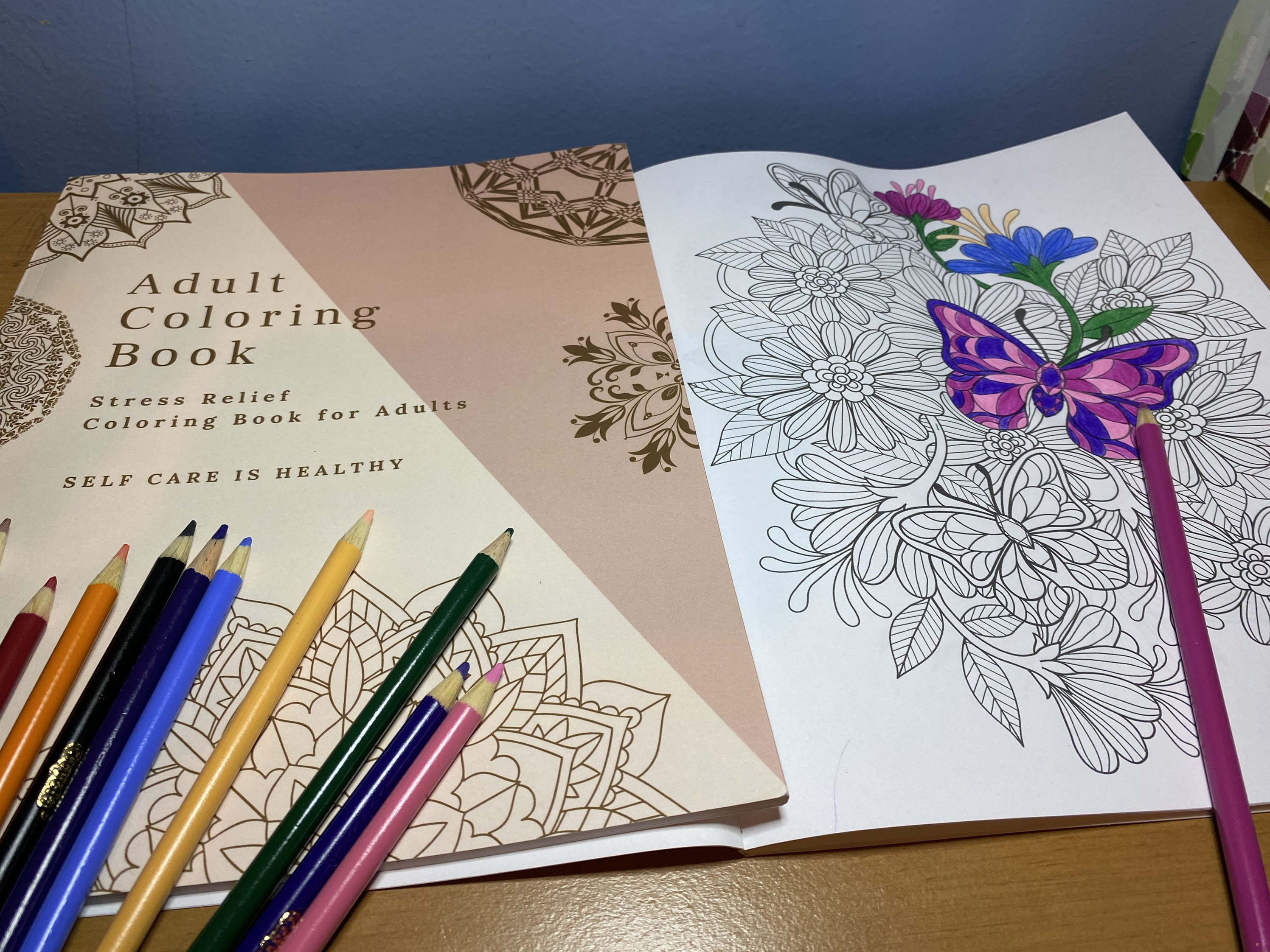 Adult Coloring Book for Stress Relief - Etsy