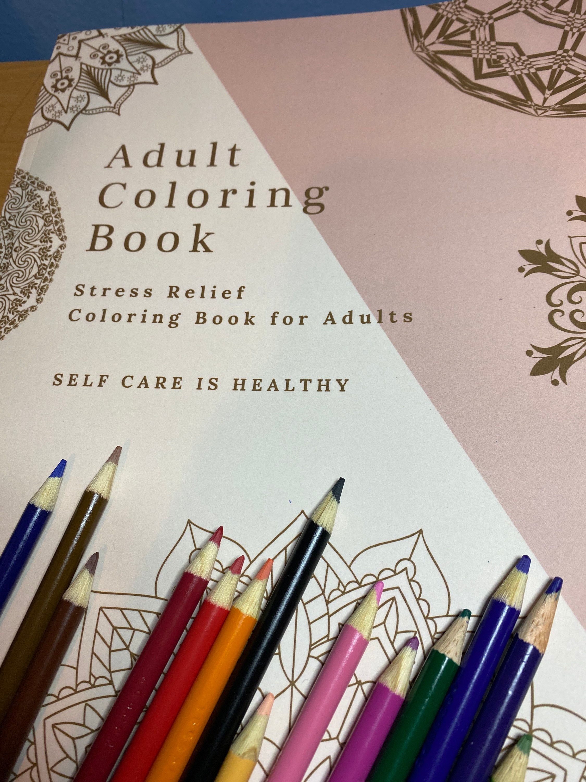 Adult Coloring Book for Stress Relief - Etsy