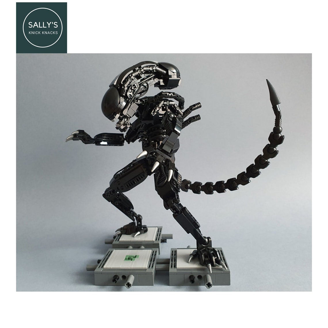Alien Xenomorph Brick Set Moc - Etsy
