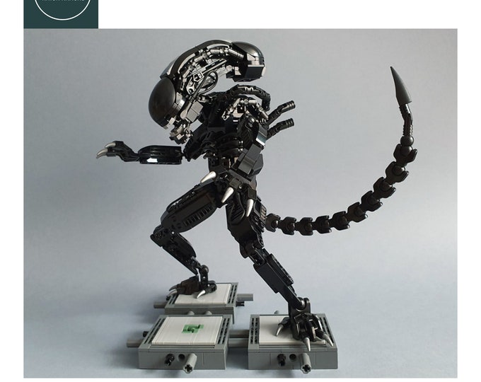 Alien Xenomorph Brick Set Moc - Etsy