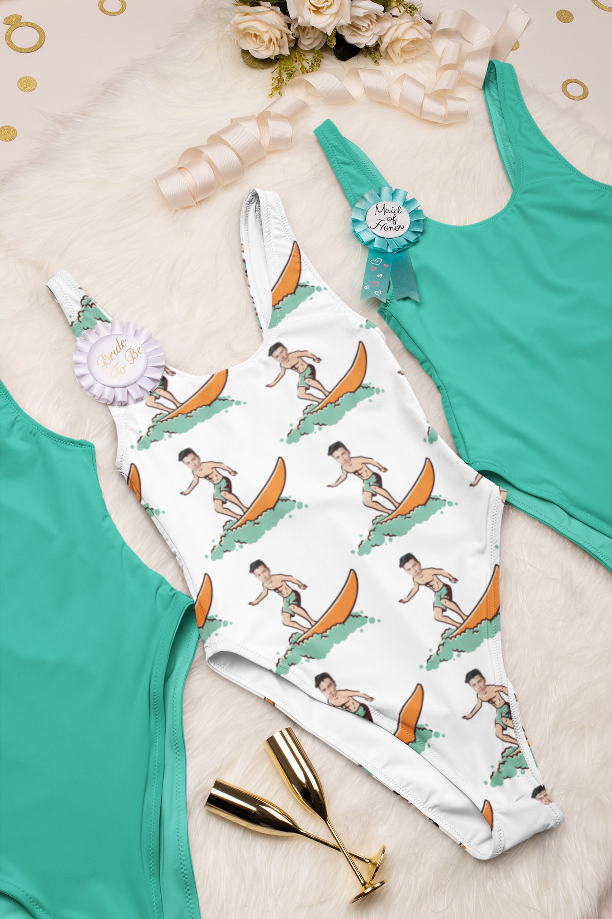 Bachelorette Swimsuit Bride Swimsuit Bride Squad Swimsuit Bride Bathing ...