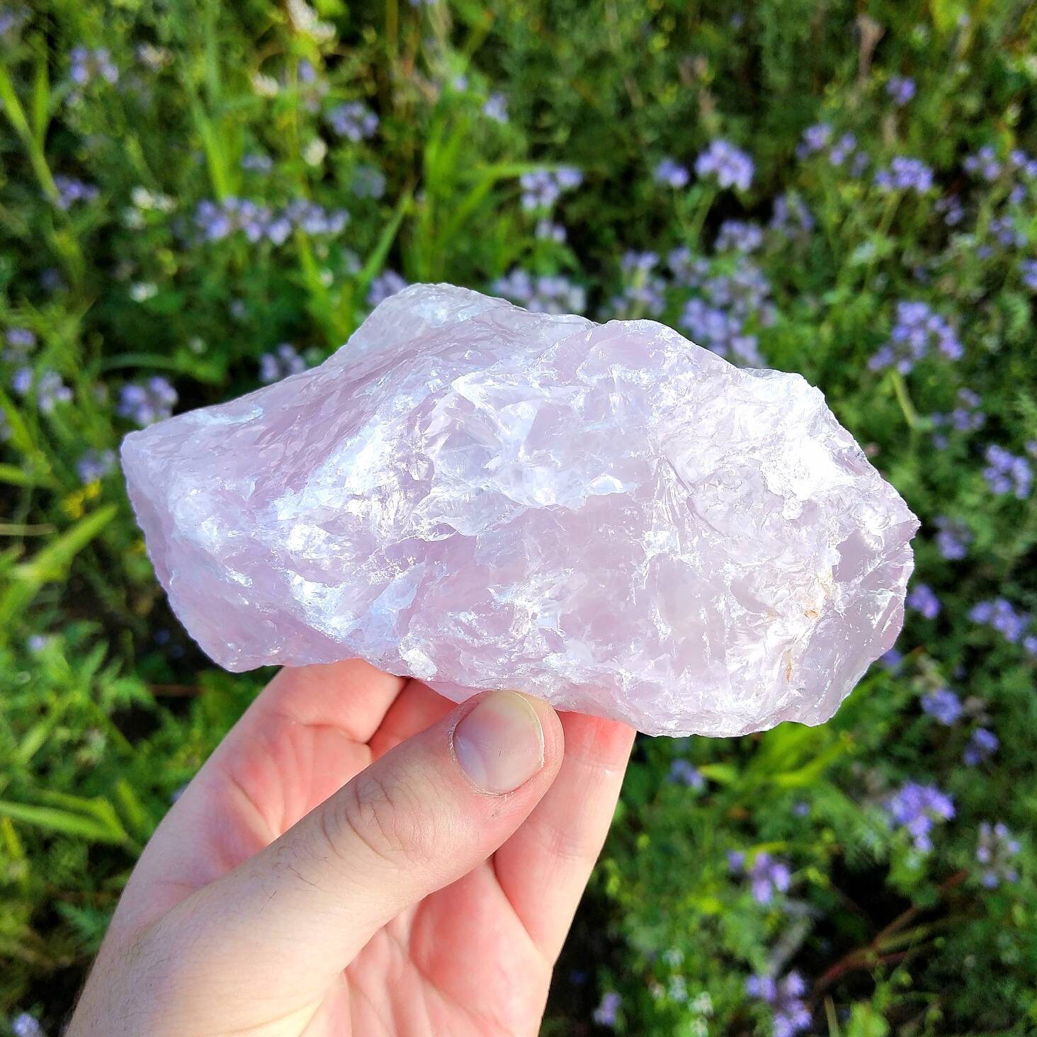 300g-700g Rose Quartz Chunks Large Rose Quartz Chunks - Etsy UK
