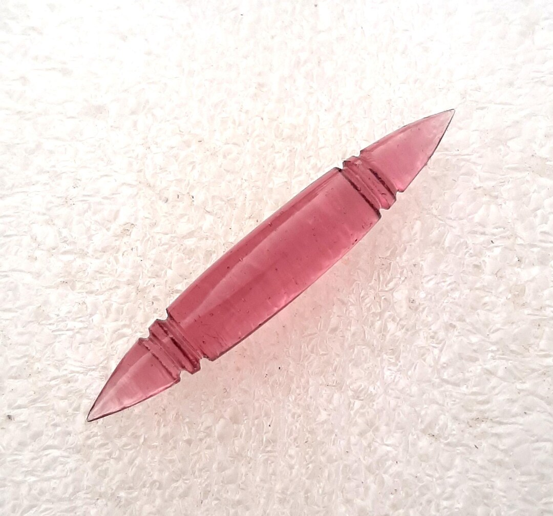 Pink Quartz Carved Nose Wear Septum Tusk Gemstone, Septum Tusk Horn ...