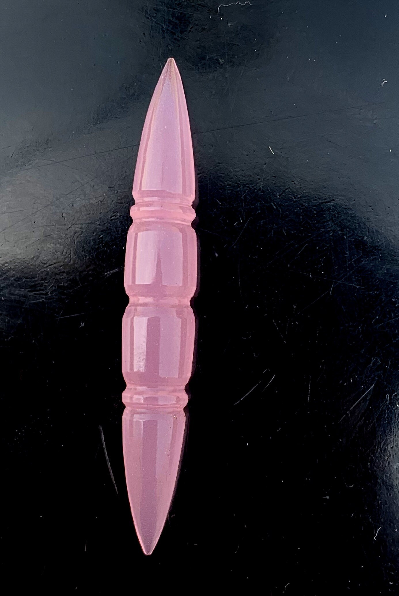 Rose Quartz Nose Wear Septum Tusk Gemstone,septum Tusk Horn Spike Tuskb ...