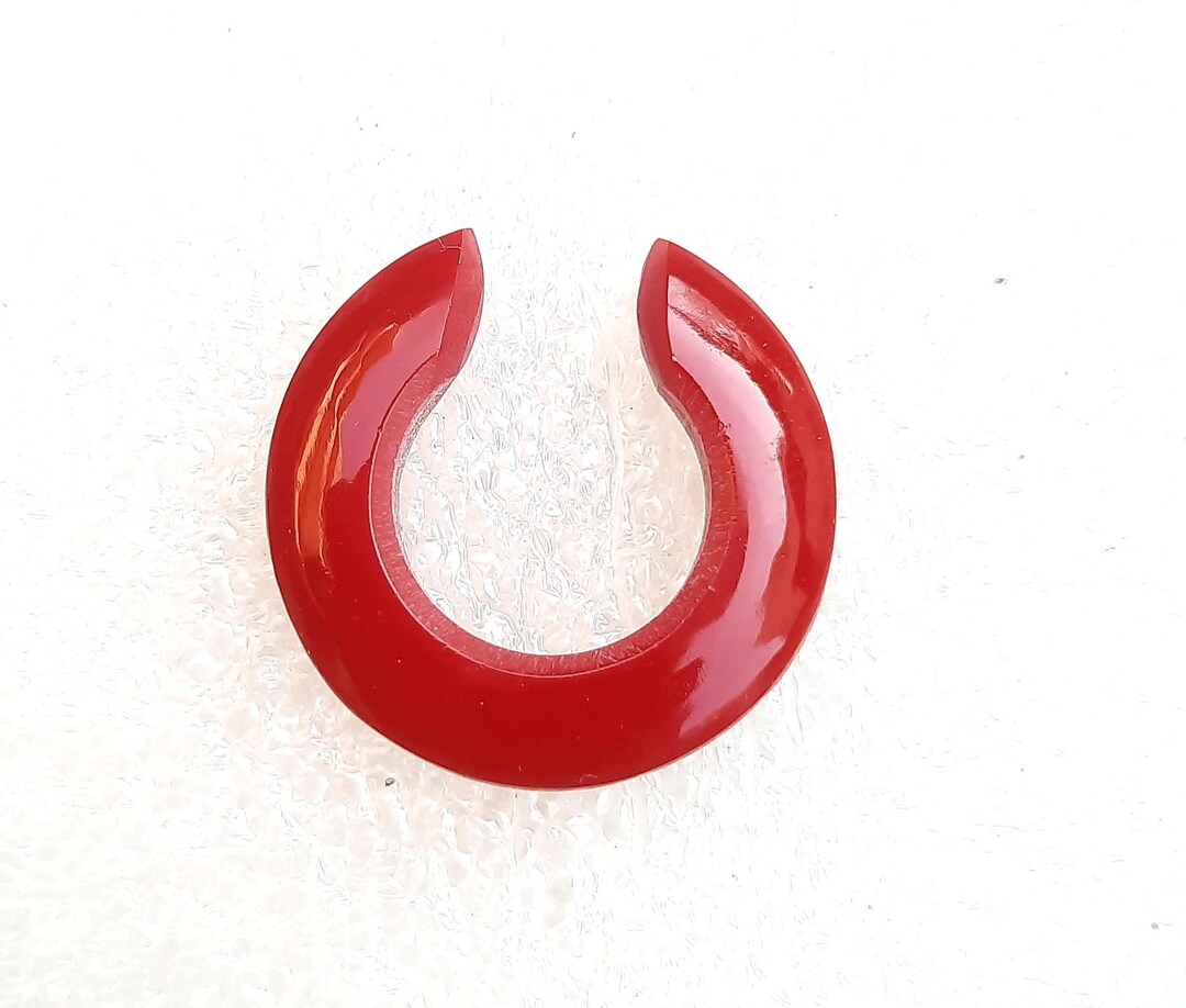 Red Coral Carved, Pincher Septum Tusk Tribal, Spike Horn Spike Septum ...