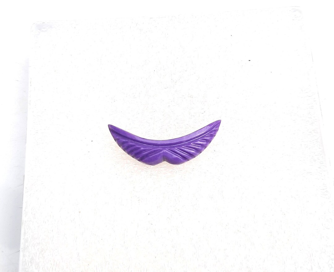 Purple Gemstone, Carved, Pincher Septum Tusk Tribal, Spike Horn Spike ...