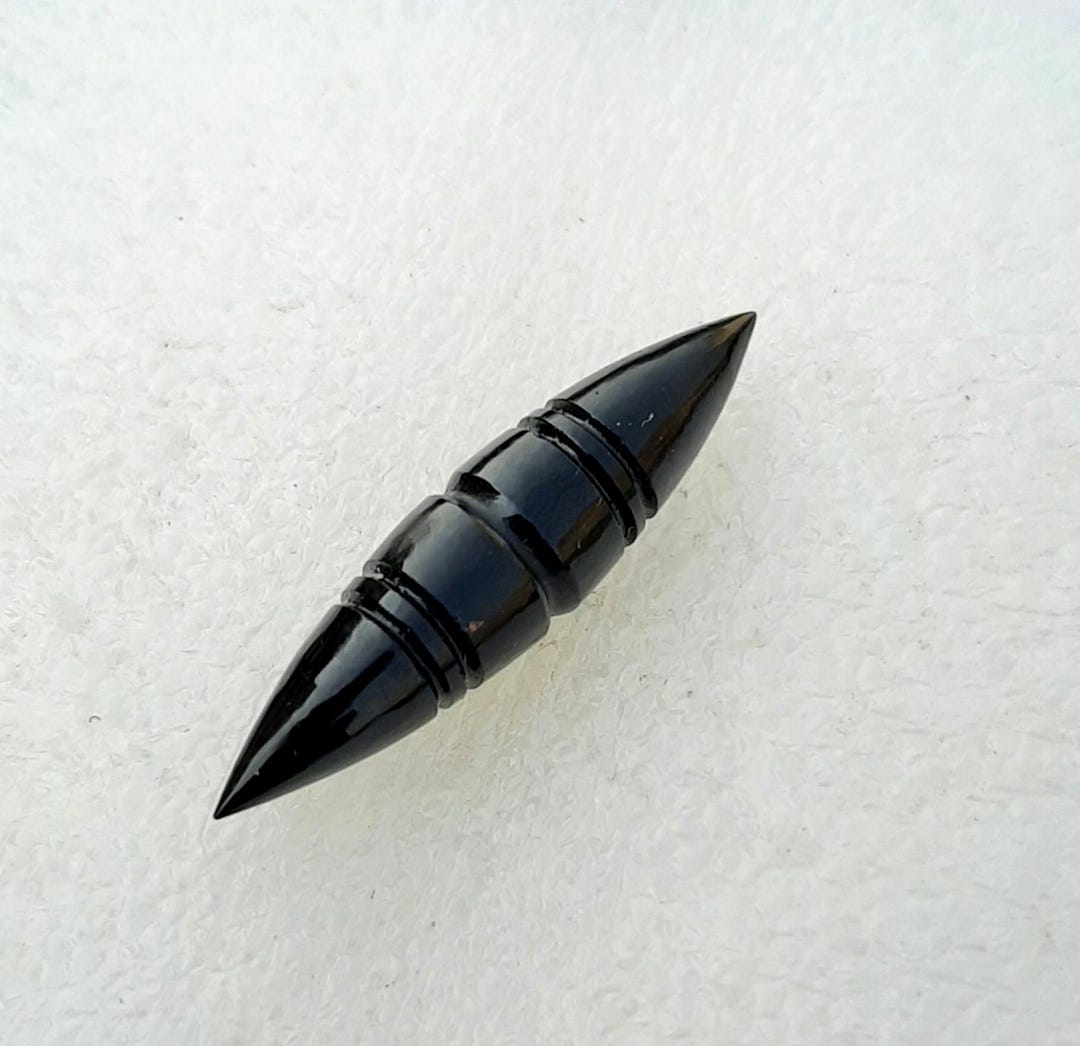 Black Onyx Quartz Carved Nose Wear Septum Tusk Gemstone,septum Tusk ...