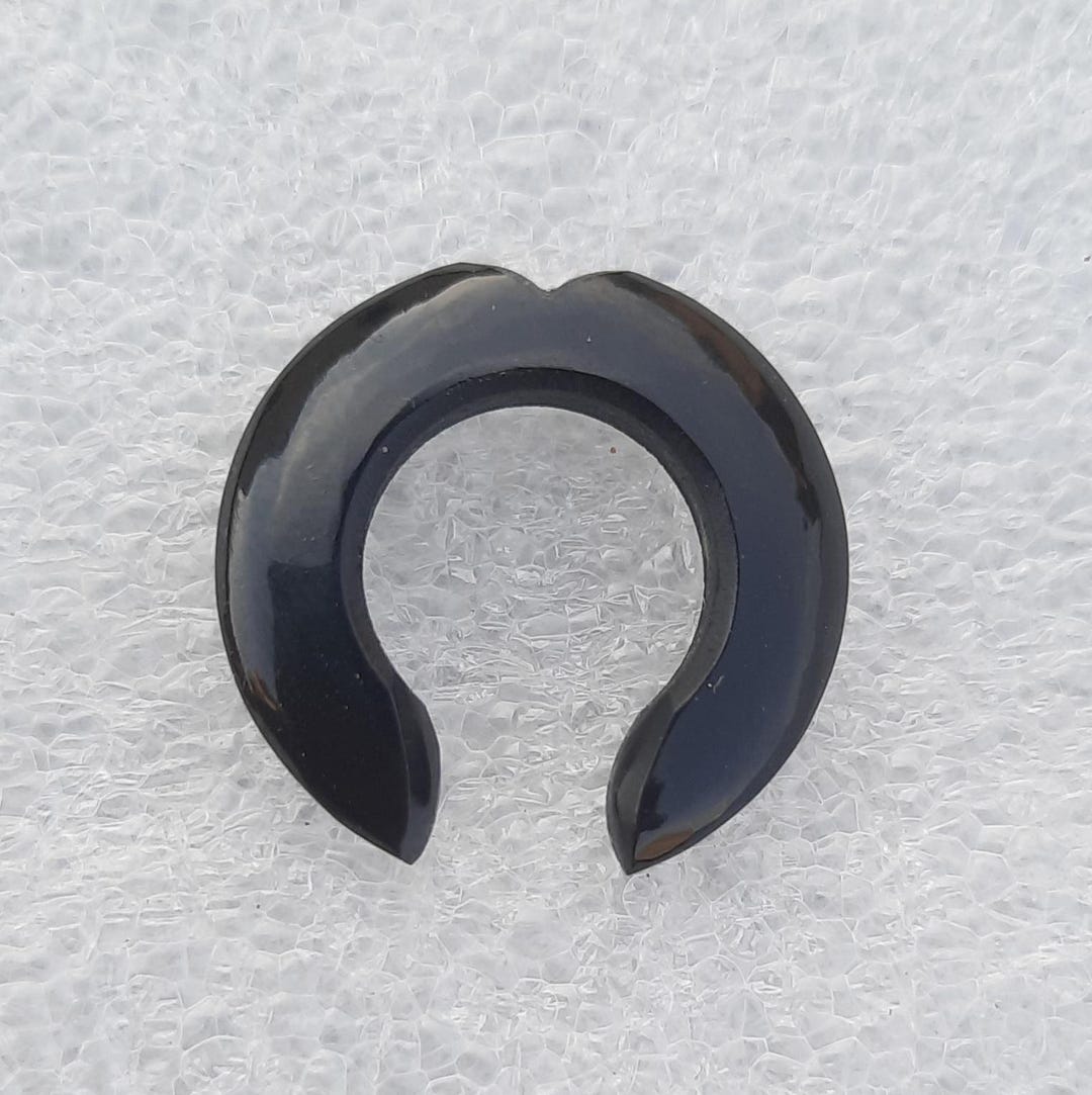 Black Quartz Carved, Pincher Septum Tusk Tribal, Spike Horn Spike ...