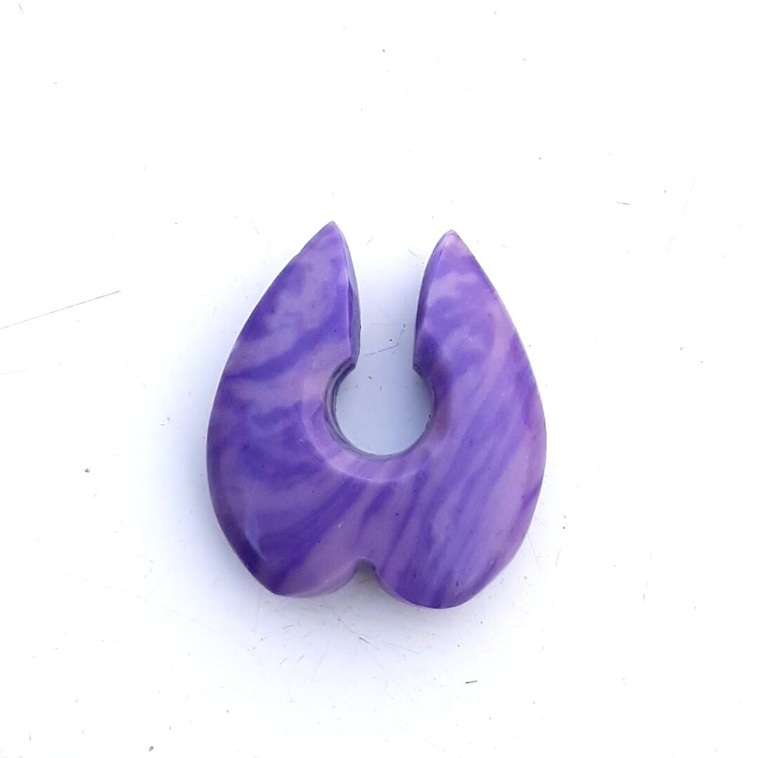 Purple Carved, Pincher Septum Tusk Tribal, Spike Horn Spike Septum ...