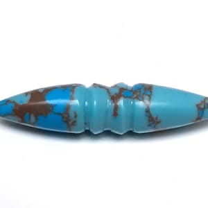 Copper Turquoise Carved Wear Septum Tusk Gemstone Septum Tusk Horn ...