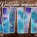Printable Watercolor Bookmarks, Space Illustration Bookmarks, Cosmos ...