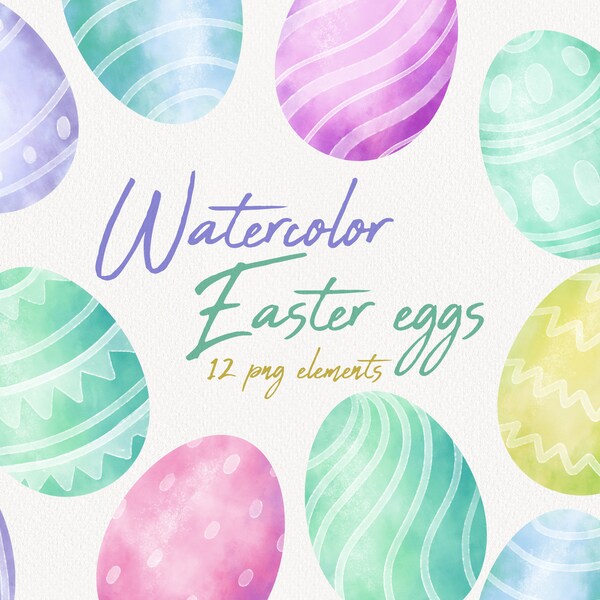 Easter Egg Clipart - Etsy