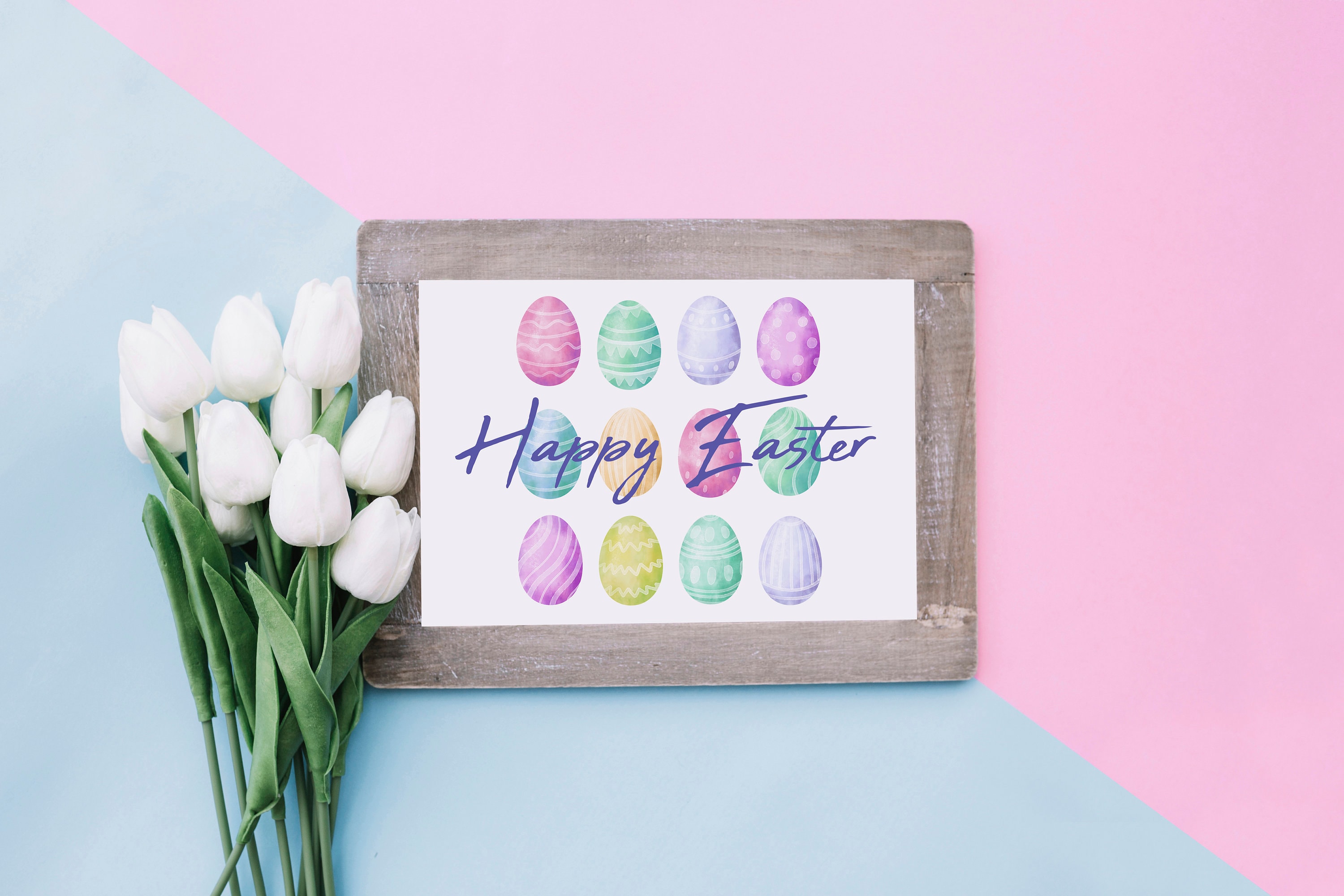 Watercolor Easter Clipart, Watercolor Easter Eggs, Pastel Easter Eggs ...