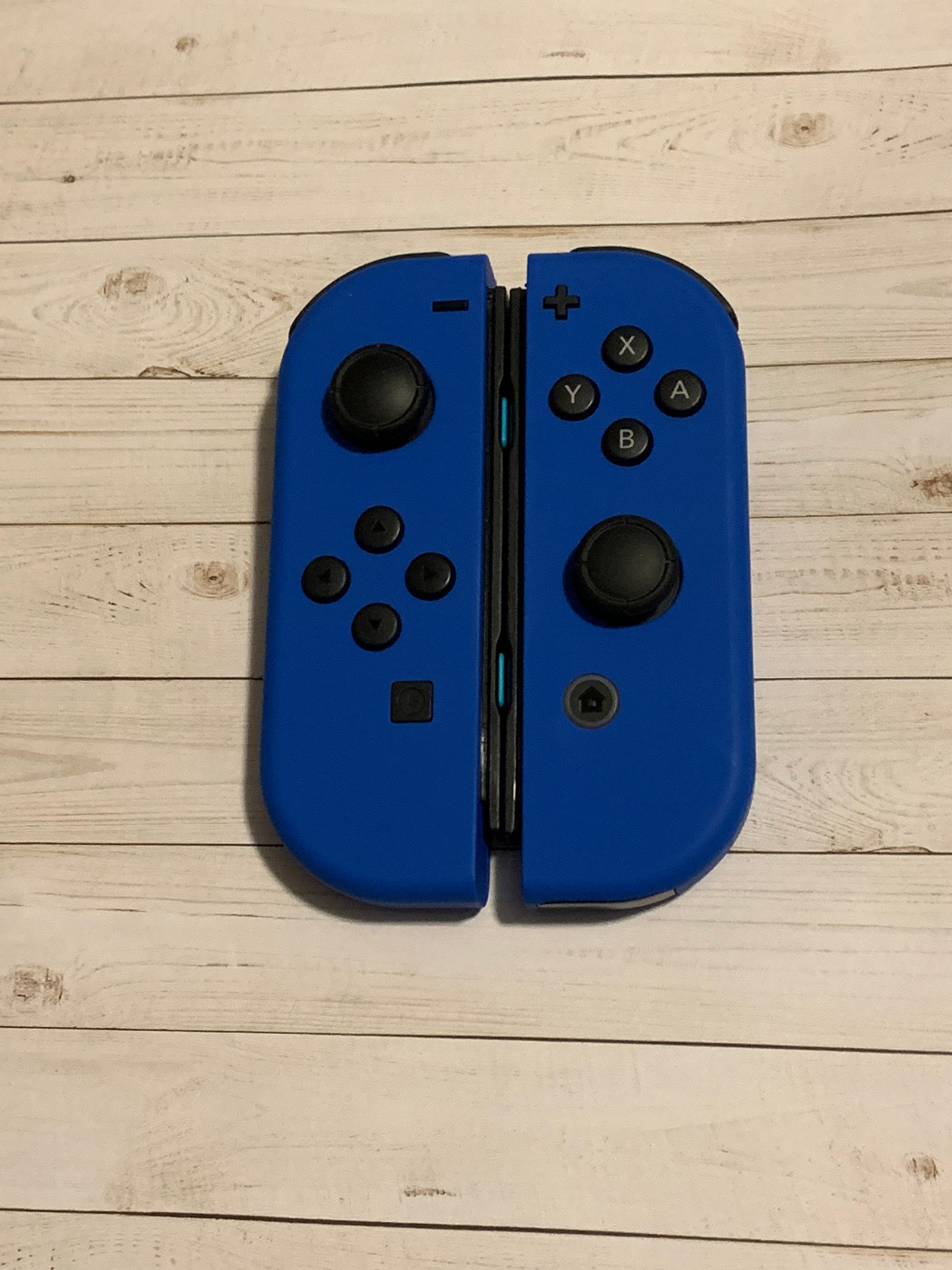 Dark Blue Soft Touch Custom Joycons - Etsy