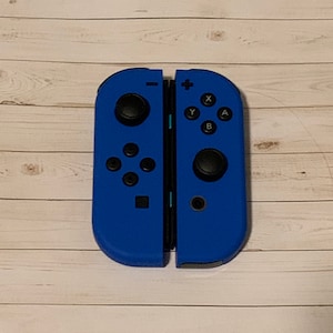 Dark Blue Soft Touch Custom Joycons - Etsy