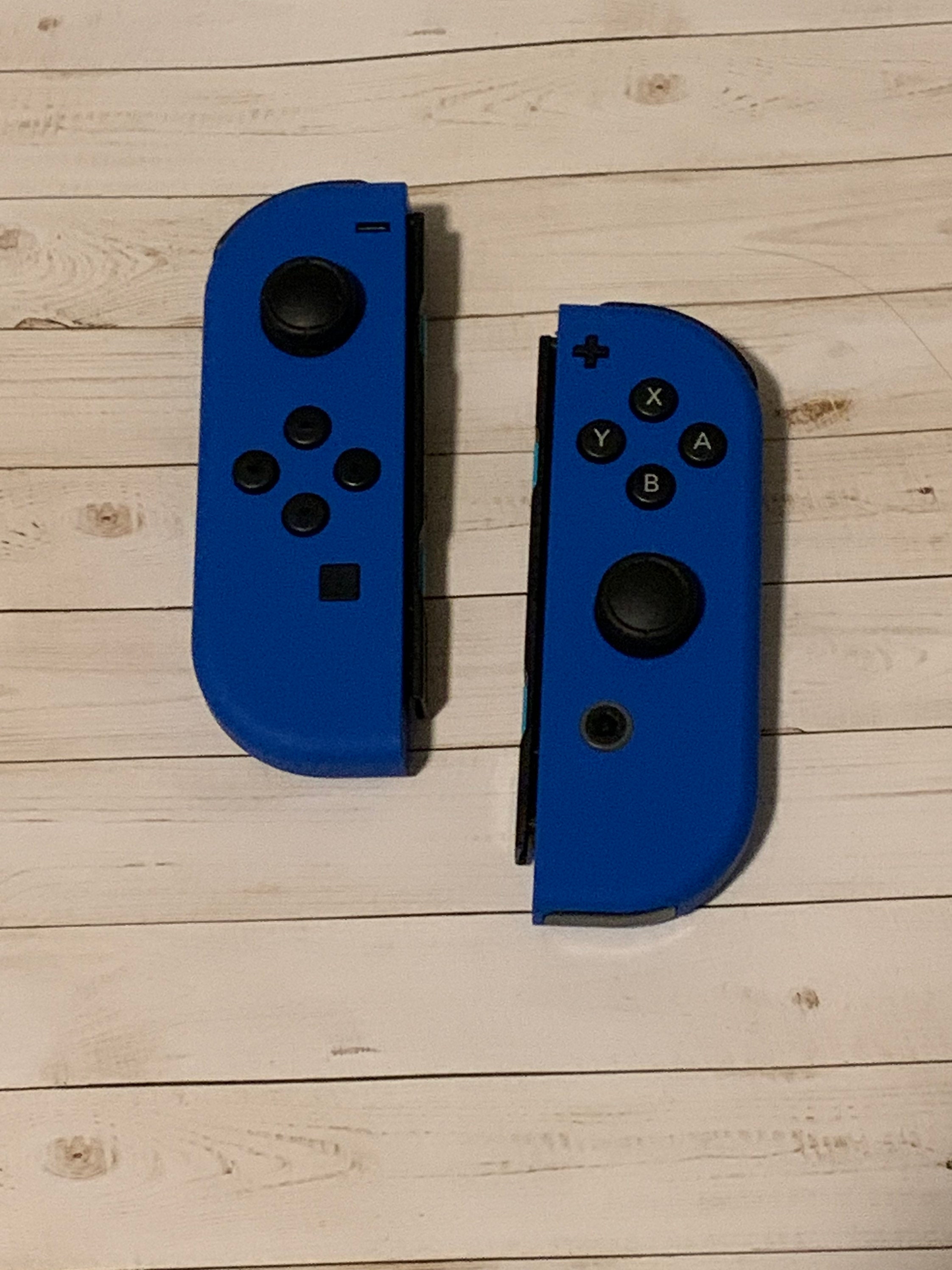 Dark Blue Soft Touch Custom Joycons - Etsy