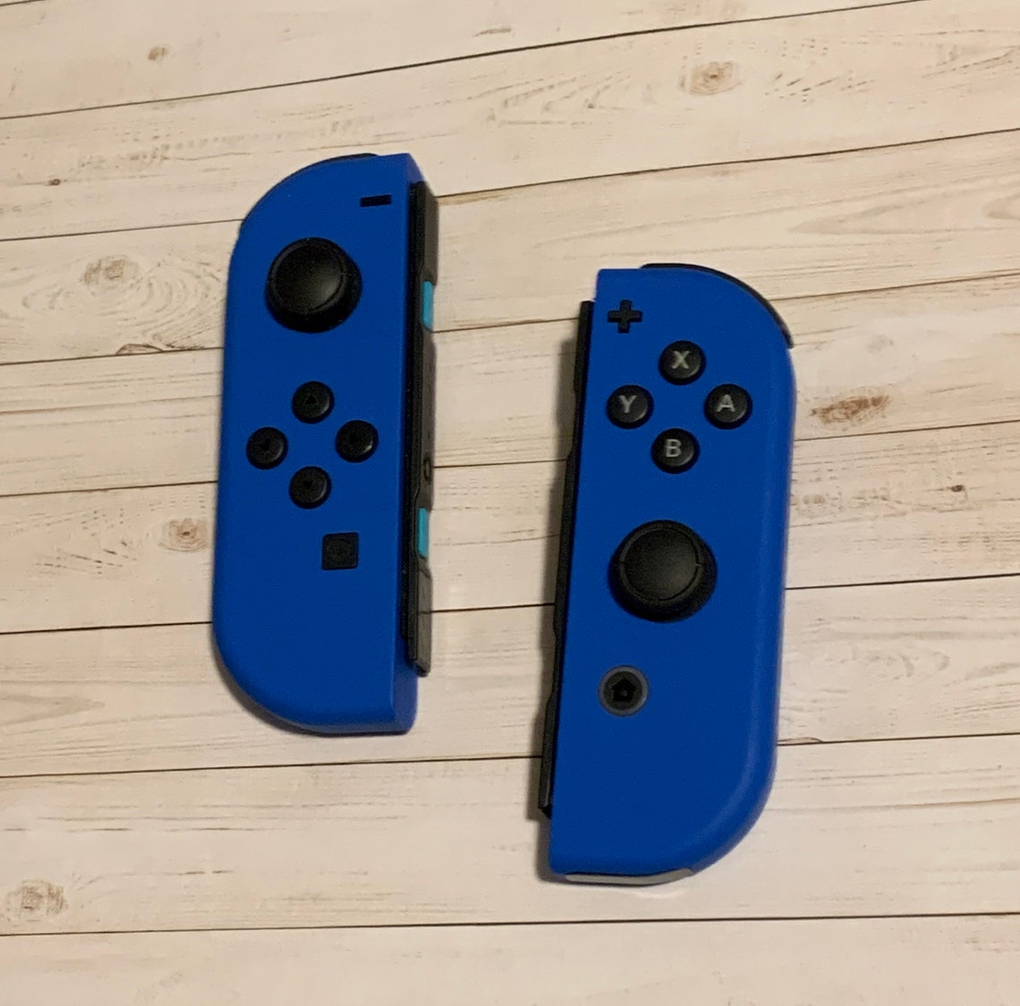 Dark Blue Soft Touch Custom Joycons - Etsy