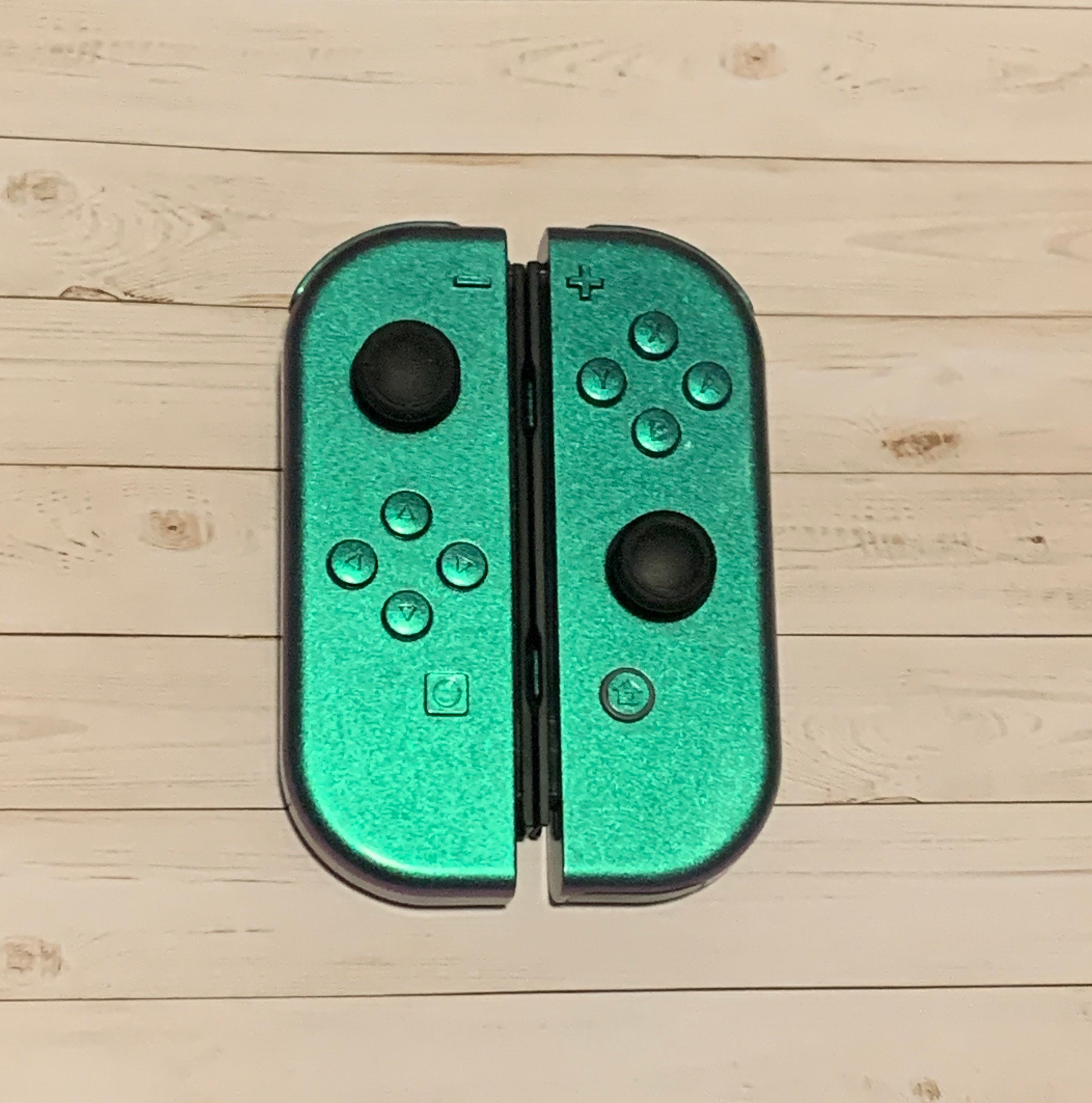 Chameleon Green Purple Custom Joycons | Etsy