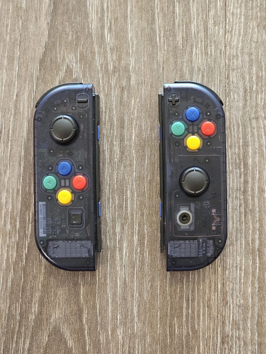 Clear Navy Blue Custom Joycons - Etsy
