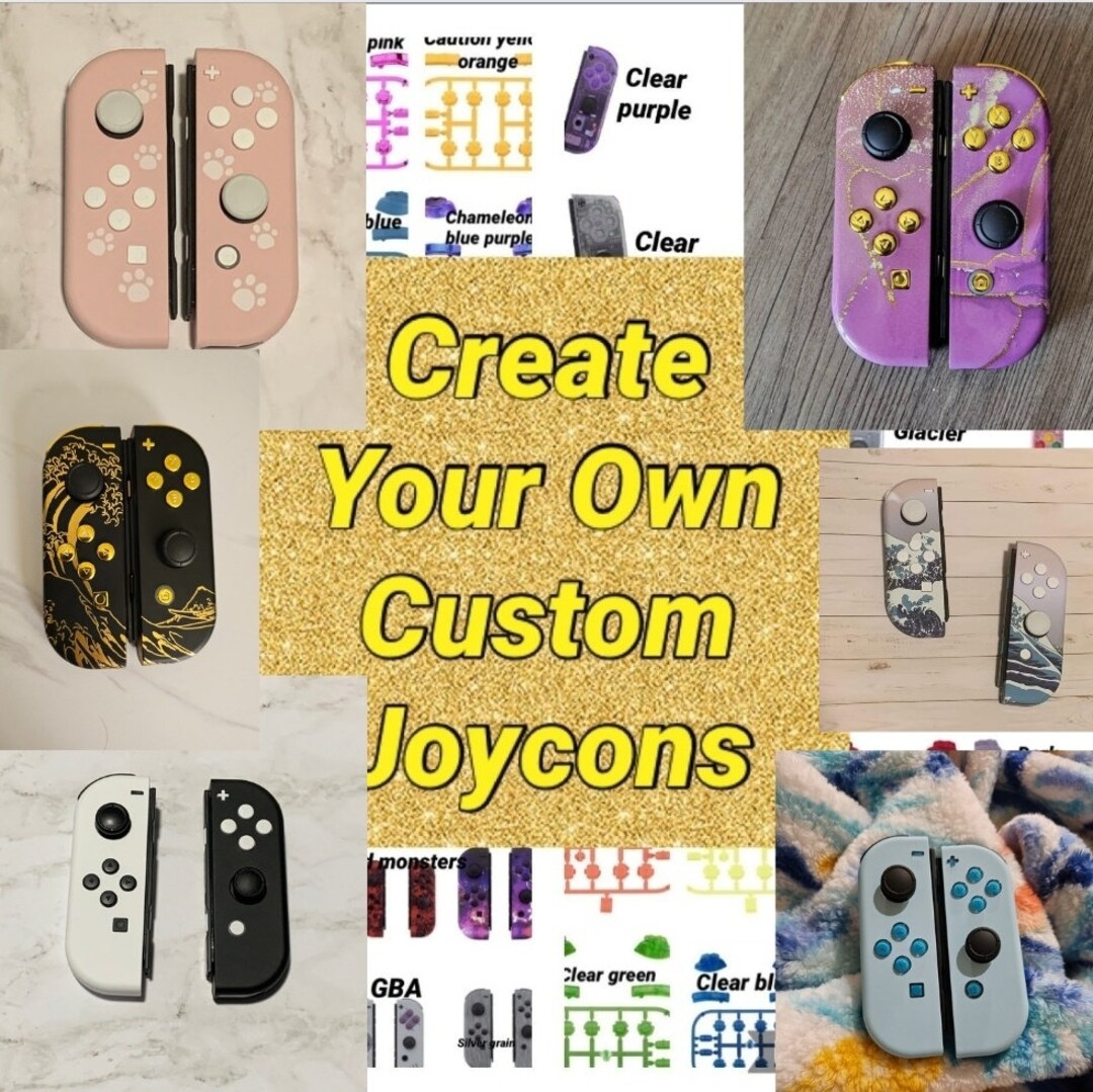 Custom Joycons Create Your Own - Etsy