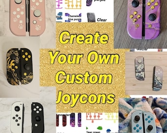 Send Your Own Joycons in for Modification Nintendo Switch solid Joy Con ...