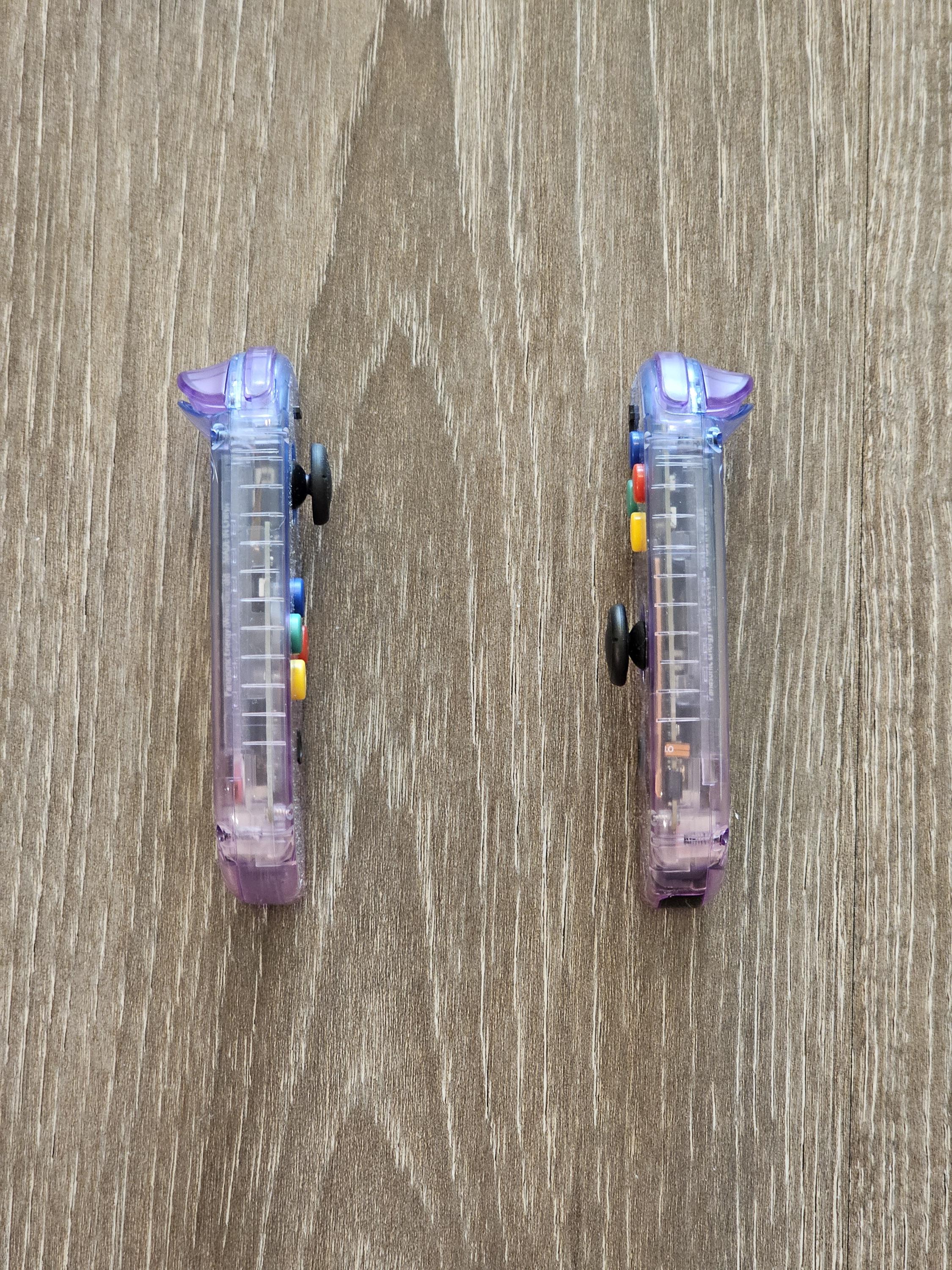 Clear Blue Purple Ombre Custom Joycons - Etsy