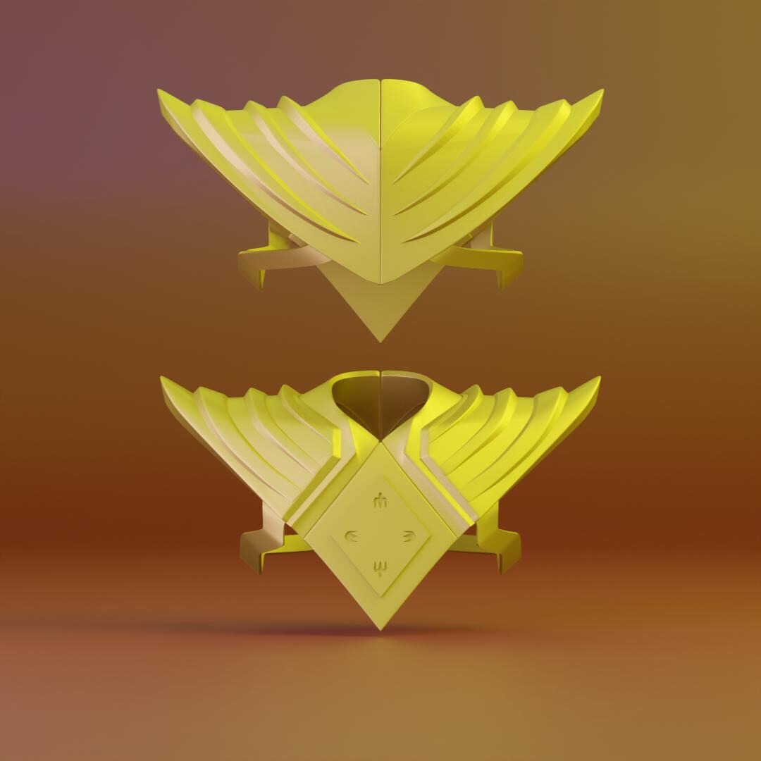 Mighty Morphin Power Rangers Inspired Armor for 3d Printing 3D Print ...