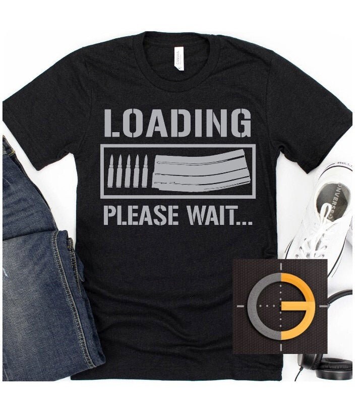 Loading Please Wait T-shirt Transfer Screen Print | Etsy