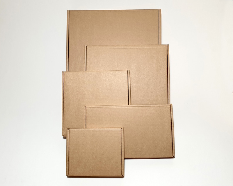 Shipping Boxes With Lid Made From Cardboard Durable and Easy - Etsy UK