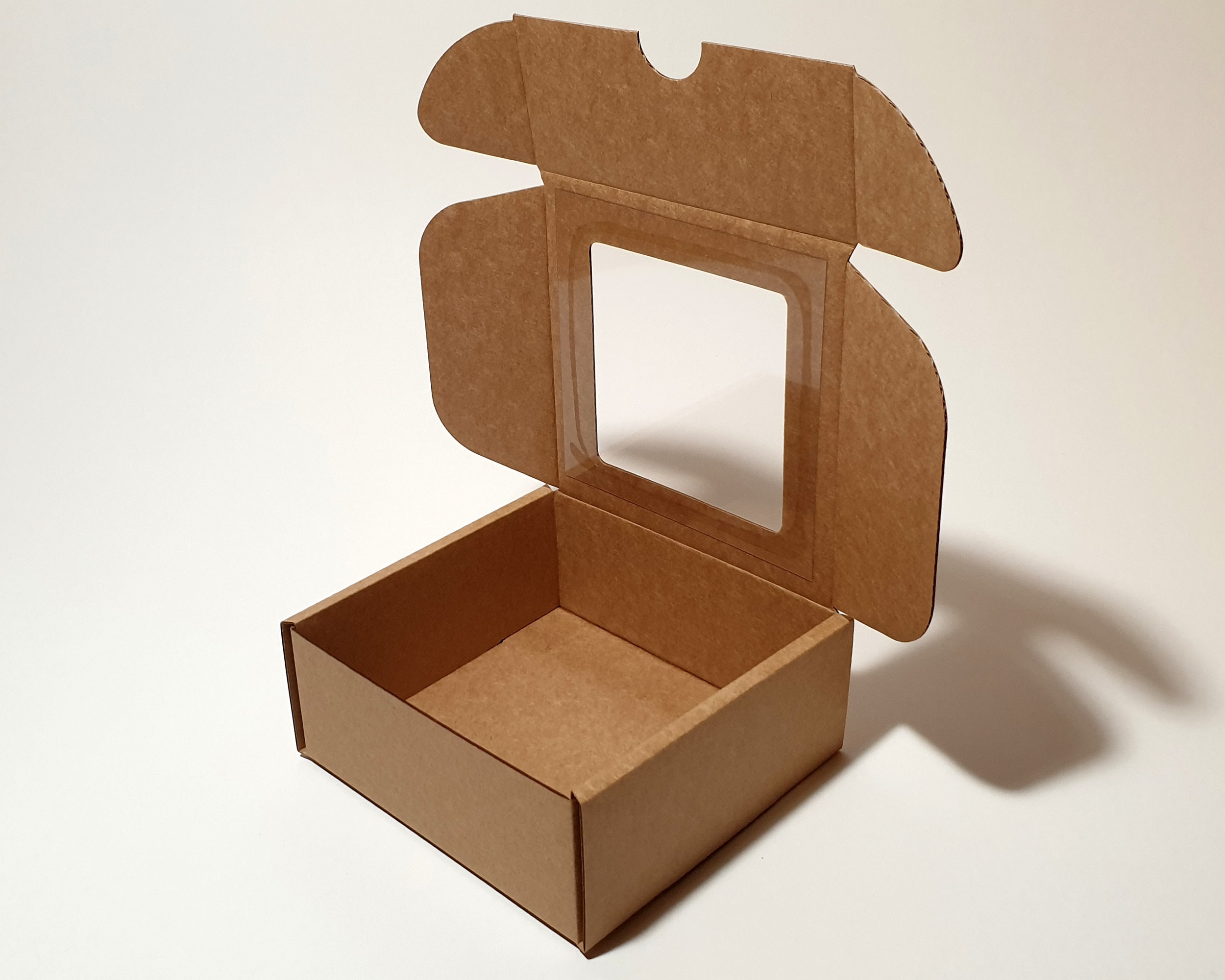 Cardboard Gift Boxes With Transparent Window and Lid 12 X 12 - Etsy